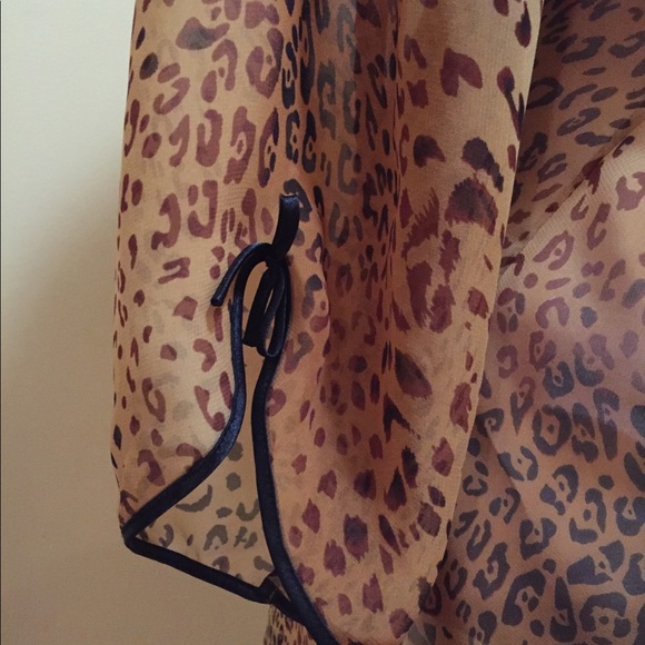 Lord & Taylor | Intimates & Sleepwear | Lord Taylor Animal Print Sheer ...